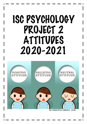 [Solved] self and personality class 12 mind map - Psychology HL - Studocu