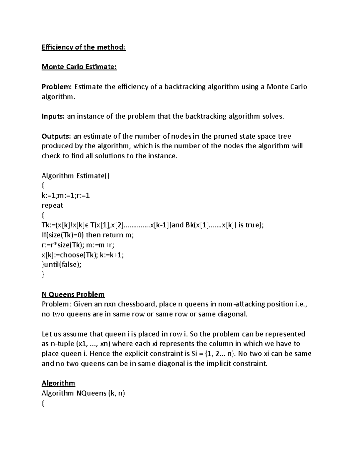 Aad-part16 - Lecture notes 16 - Efficiency of the method: Monte Carlo ...
