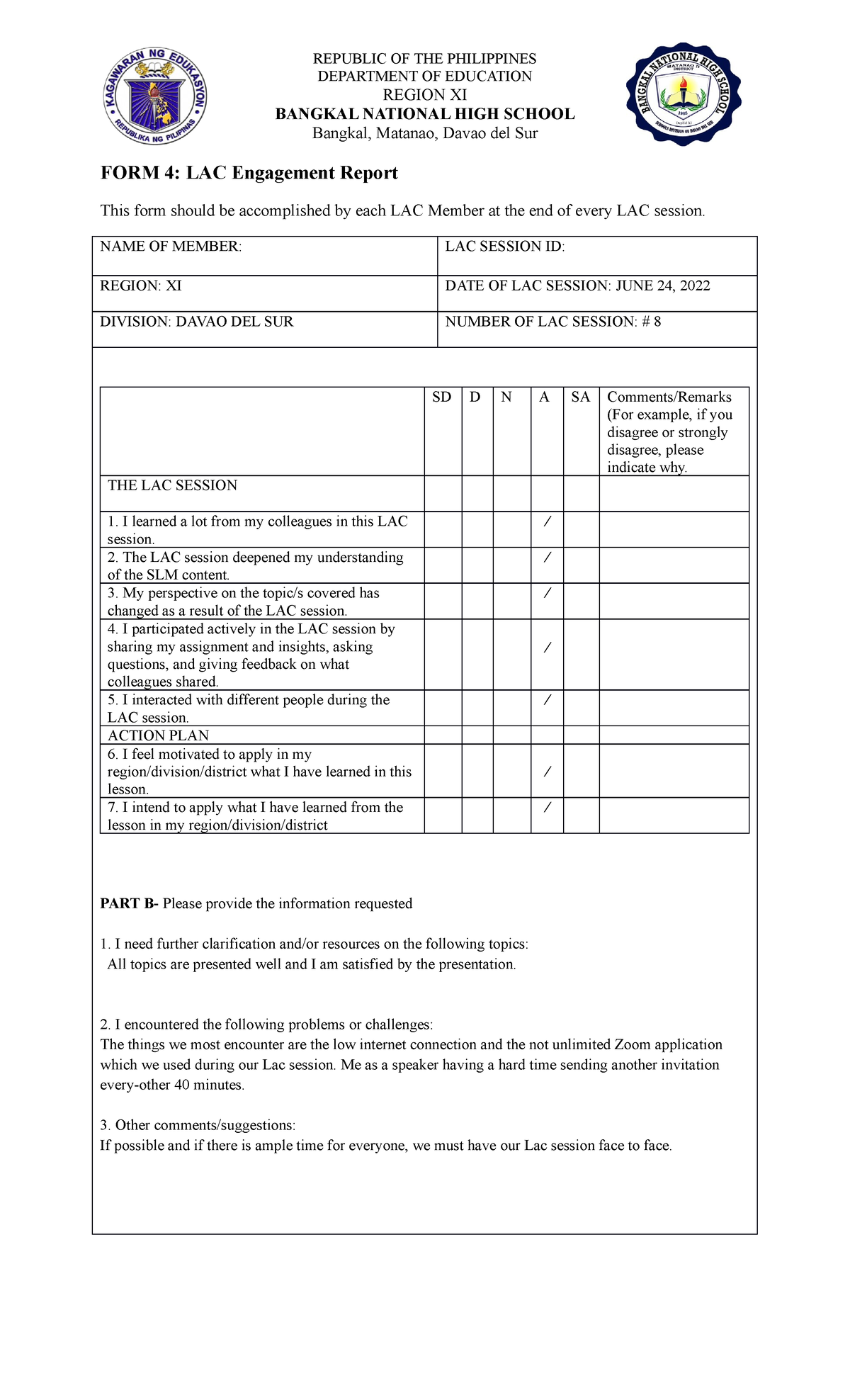 FORM-4 - help teachers - REPUBLIC OF THE PHILIPPINES DEPARTMENT OF ...