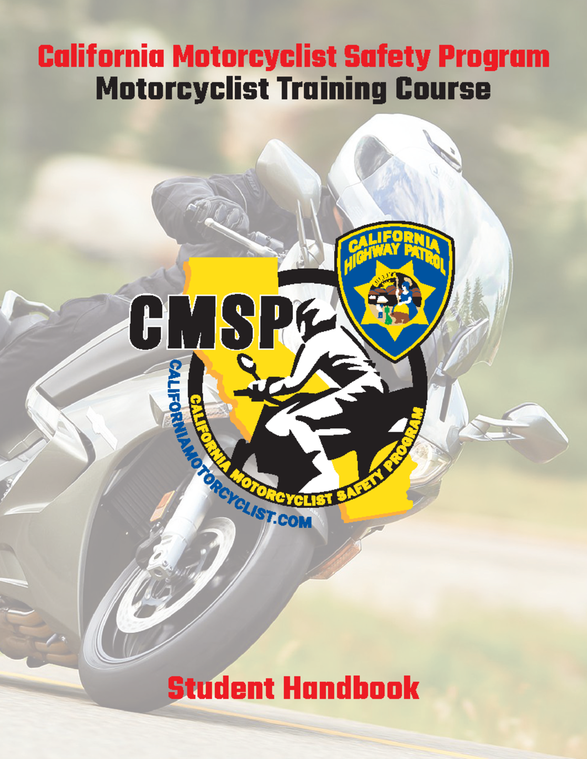 MTC Student Handbook resize V9 - California Motorcyclist Safety Program ...
