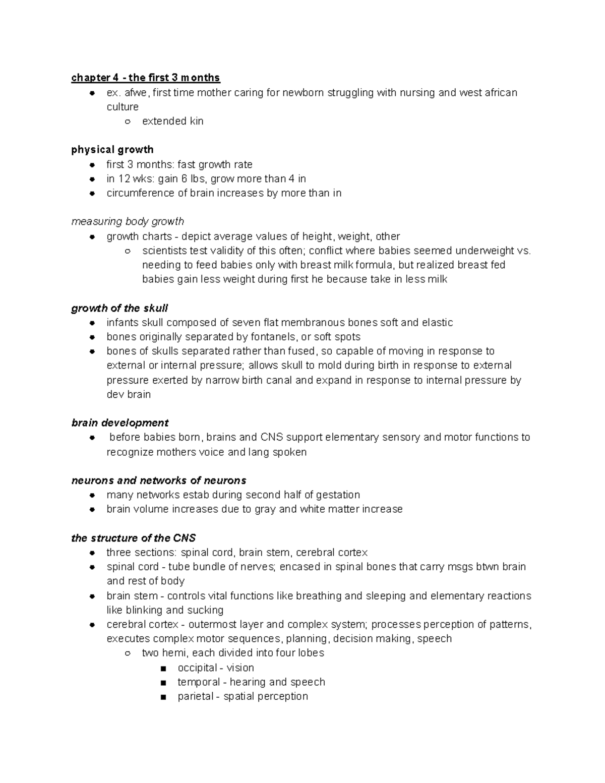 PSC 140 Chapter 4 - The First 3 Months - chapter 4 - the first 3 months ...