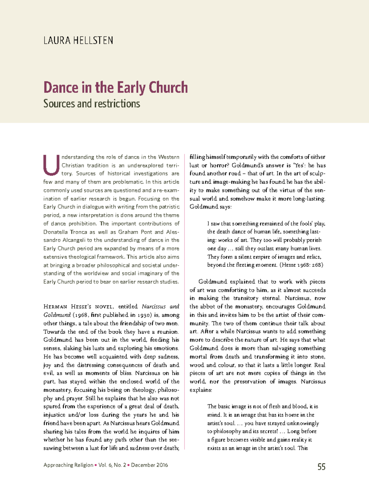 67592-Article Text-81478-1-10-2017 1119 - LAURA HELLSTEN Dance in the ...