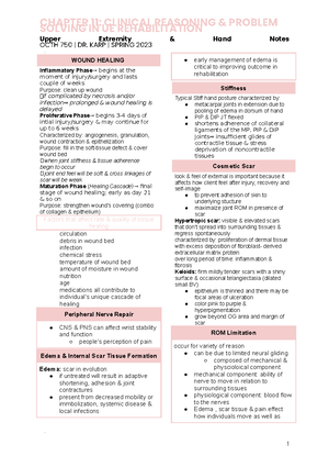 E-Stimulation - Dr. Karp - Upper Extremity & Hand Notes OCTH 750 | DR ...