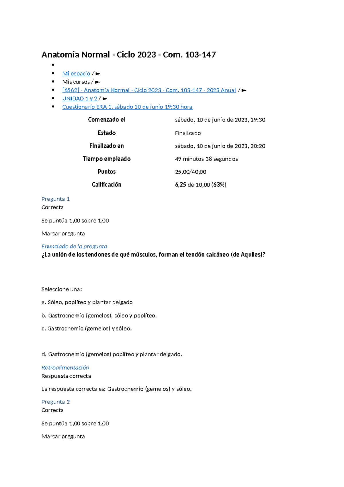 Documento 2 - Ppp - Anatomía Normal - Ciclo 2023 - Com. 103- Mi espacio ...