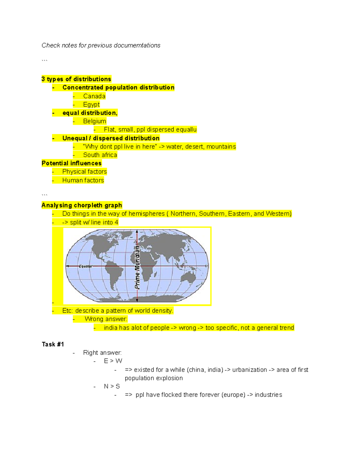 Geo Notes sep 13 - population distributions - Check notes for previous ...