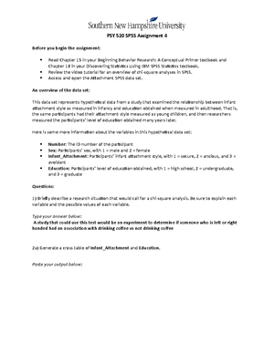 Short paper week 5 - PSY 510 Module Five Short Paper Module 5 Short ...