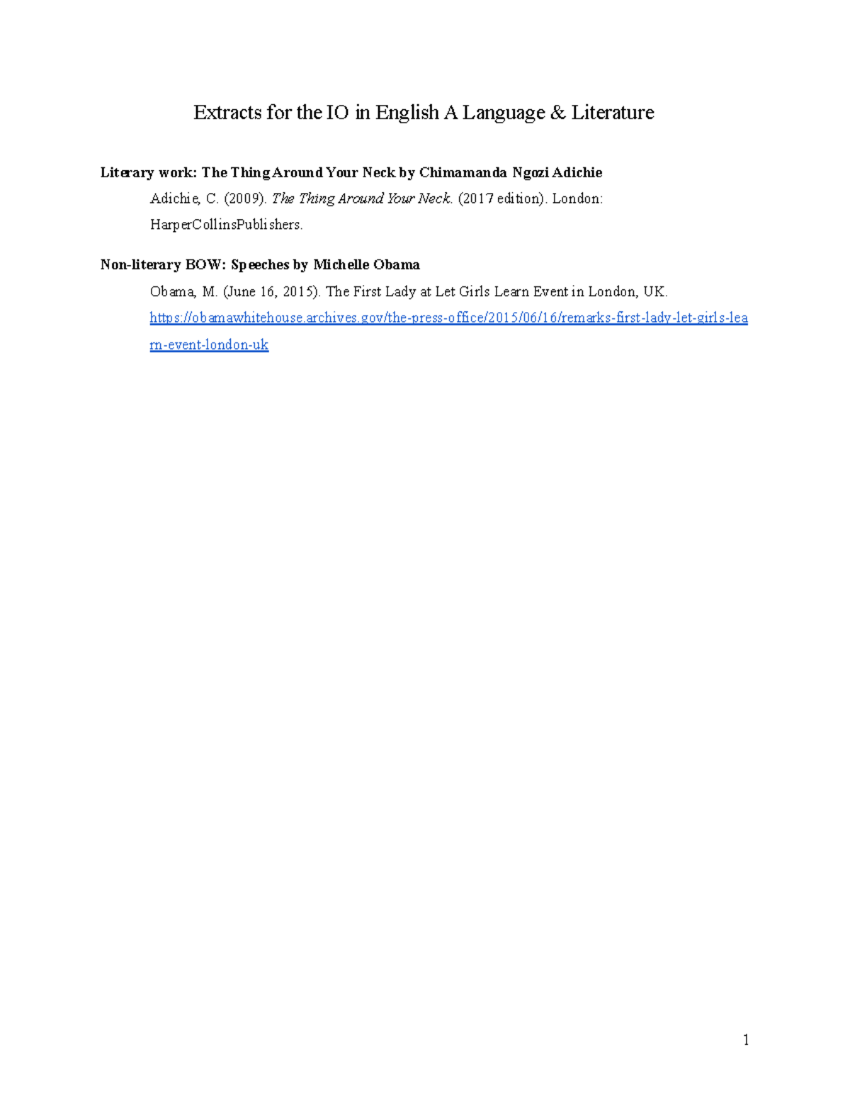 IO Extracts - Extract for the IO - Extracts for the IO in English A ...