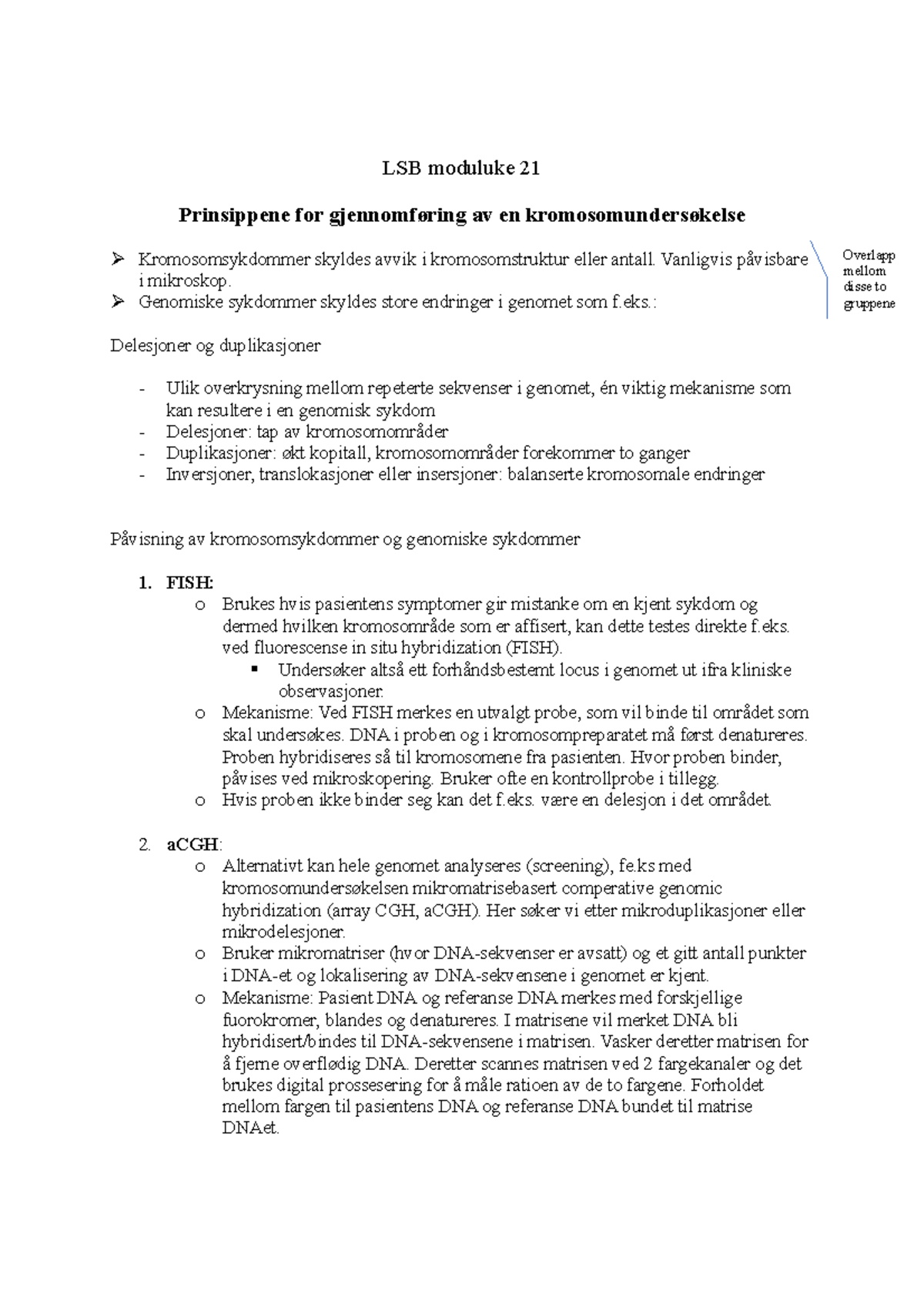 LSB moduluke 21 - notater lsb - LSB moduluke 21 Prinsippene for ...
