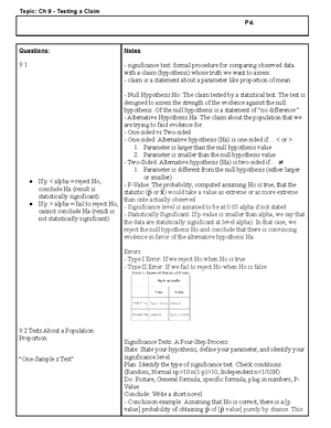 Ch 3 Describing Relationships - Topic: Ch 3: Describing Relationships ...