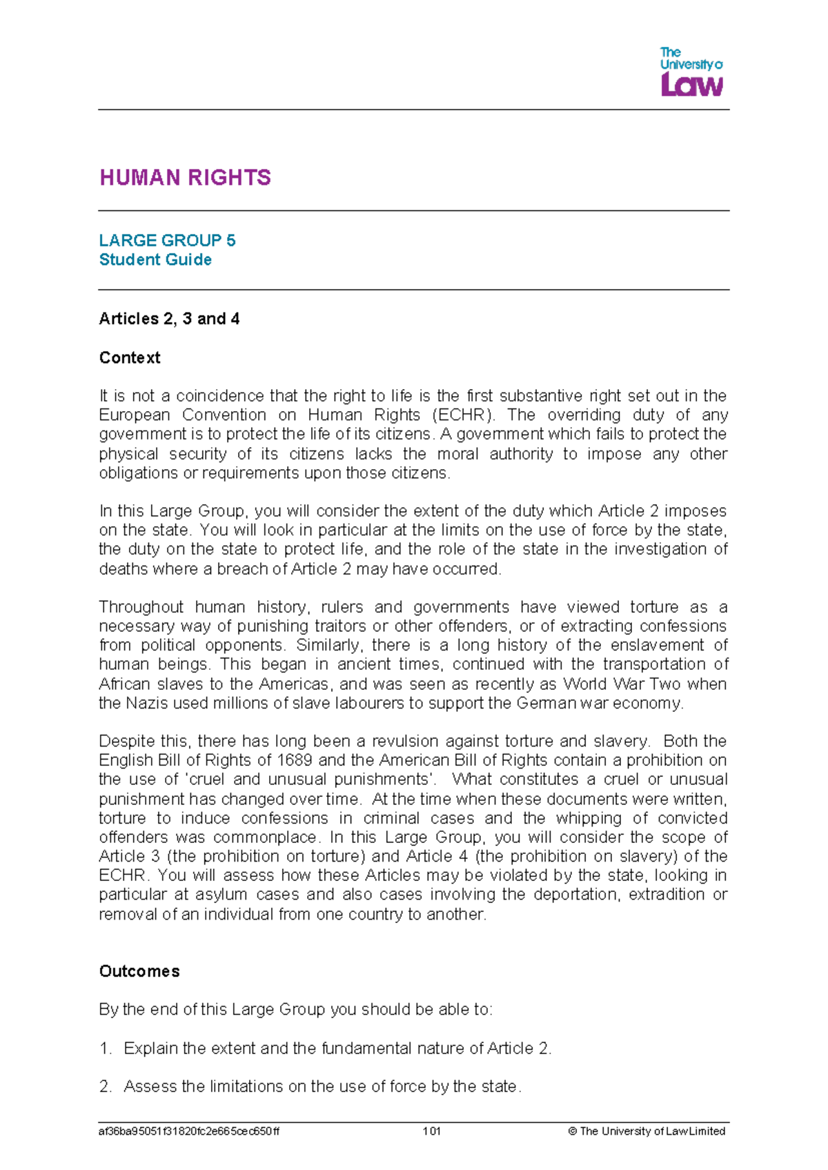 2324 hum level 5 lg05 ce01 student guide - HUMAN RIGHTS LARGE GROUP 5 ...