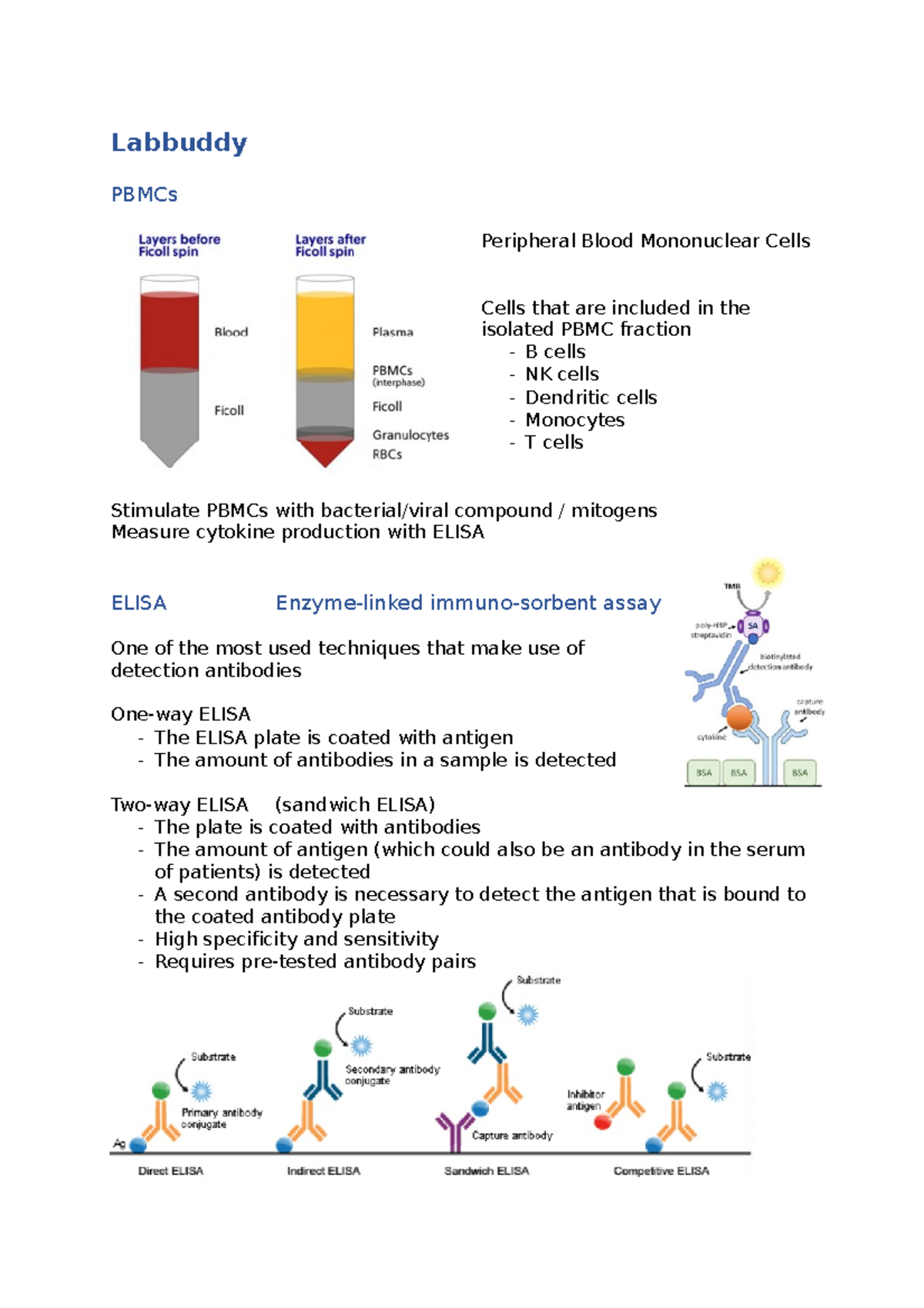 Labbuddy - Labbuddy PBMCs Peripheral Blood Mononuclear Cells Cells that are included in the ...