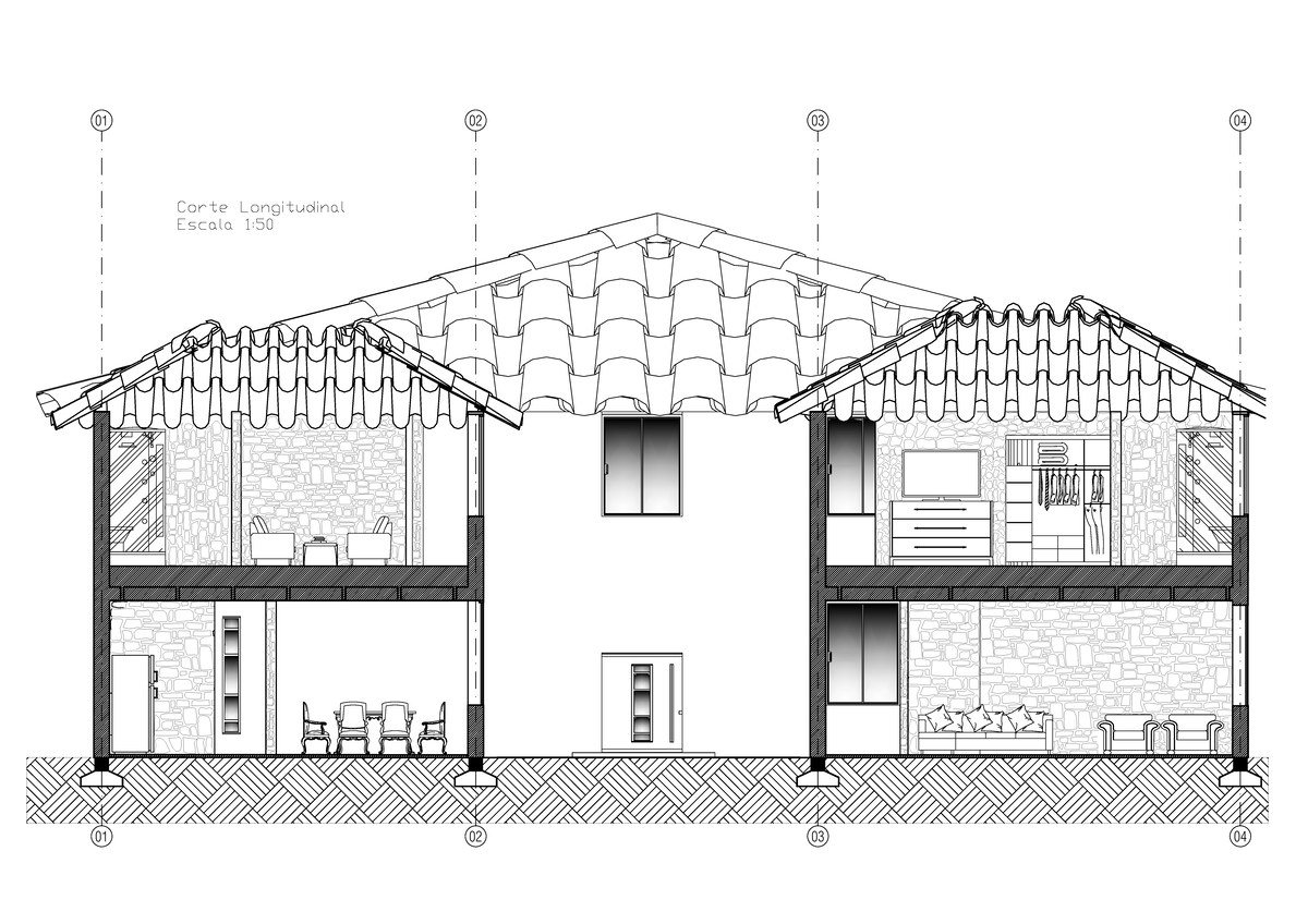 Corte longitudinal - Teoría De La Arquitectura - Studocu
