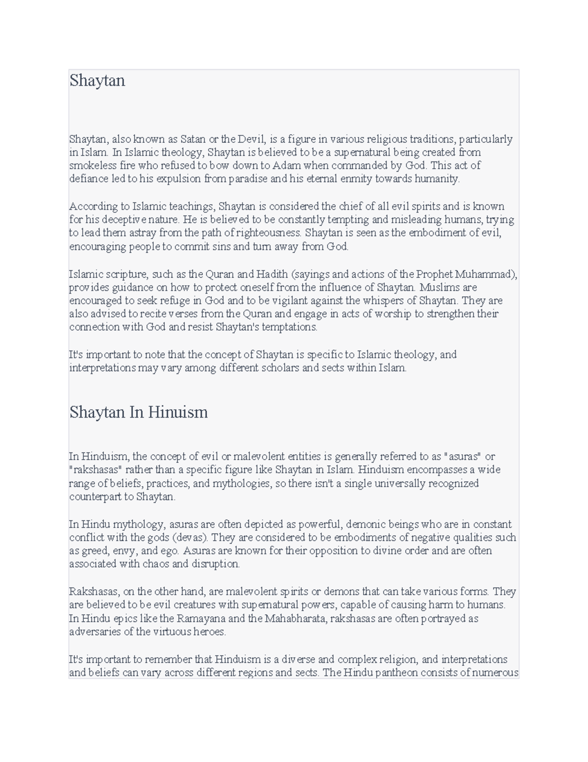 Shaytan - Summary Networking Essentials - Shaytan Shaytan, also known ...