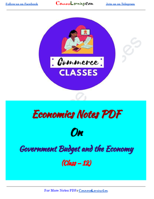 Economics Notes PDF Class 12 Environment and Sustainable Development ...