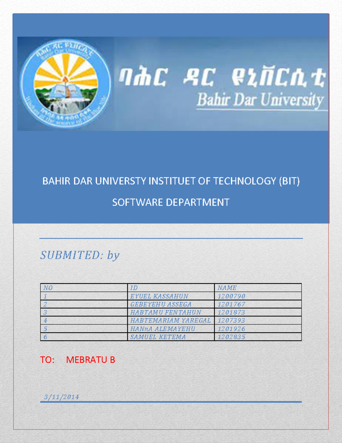 Cloud Computing Assignment G1 - ####### INTRODUCTION TO CLOUD COMPUTING ...