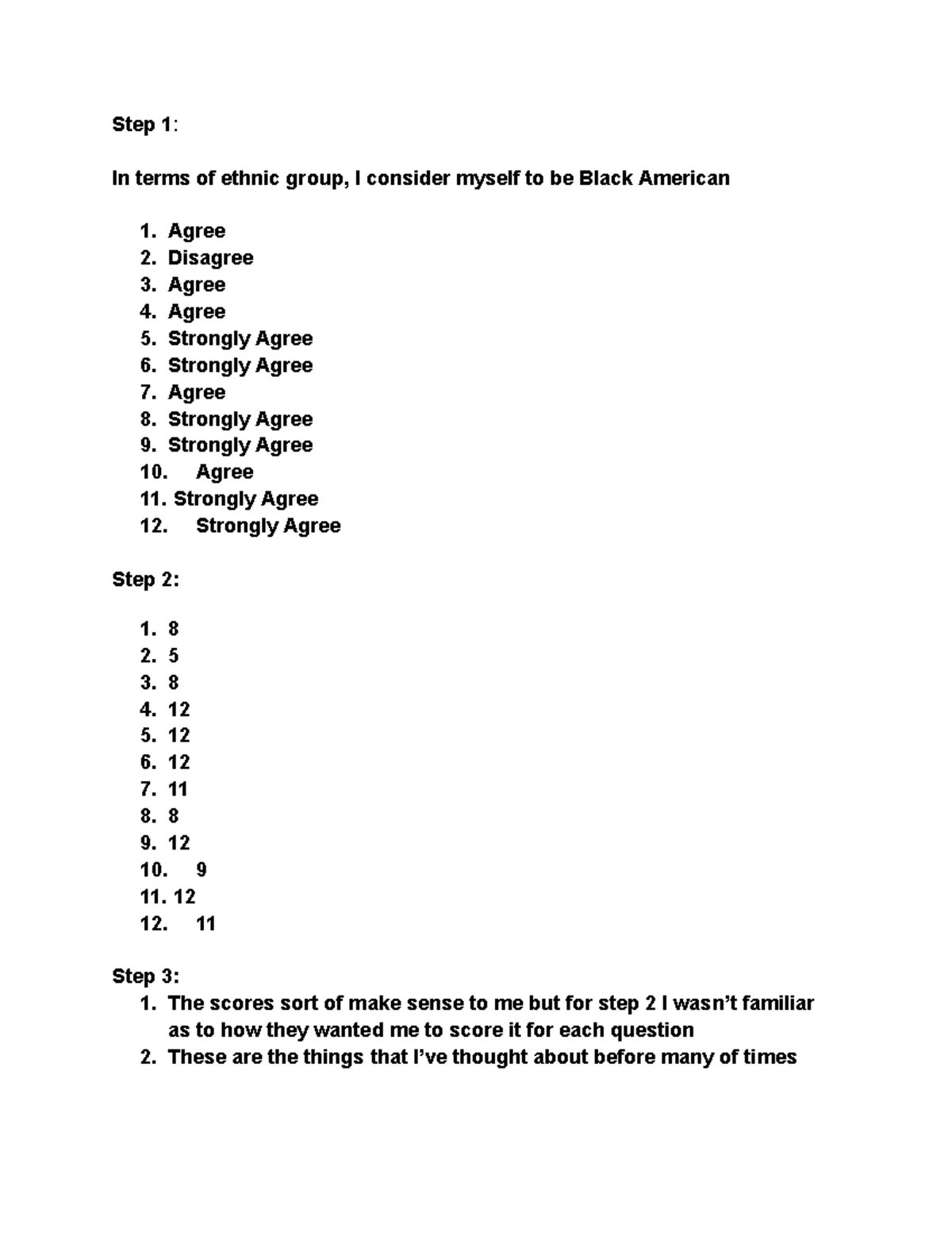Annotated-Module%206%20Assignment - Step 1: In terms of ethnic group, I consider myself to be ...