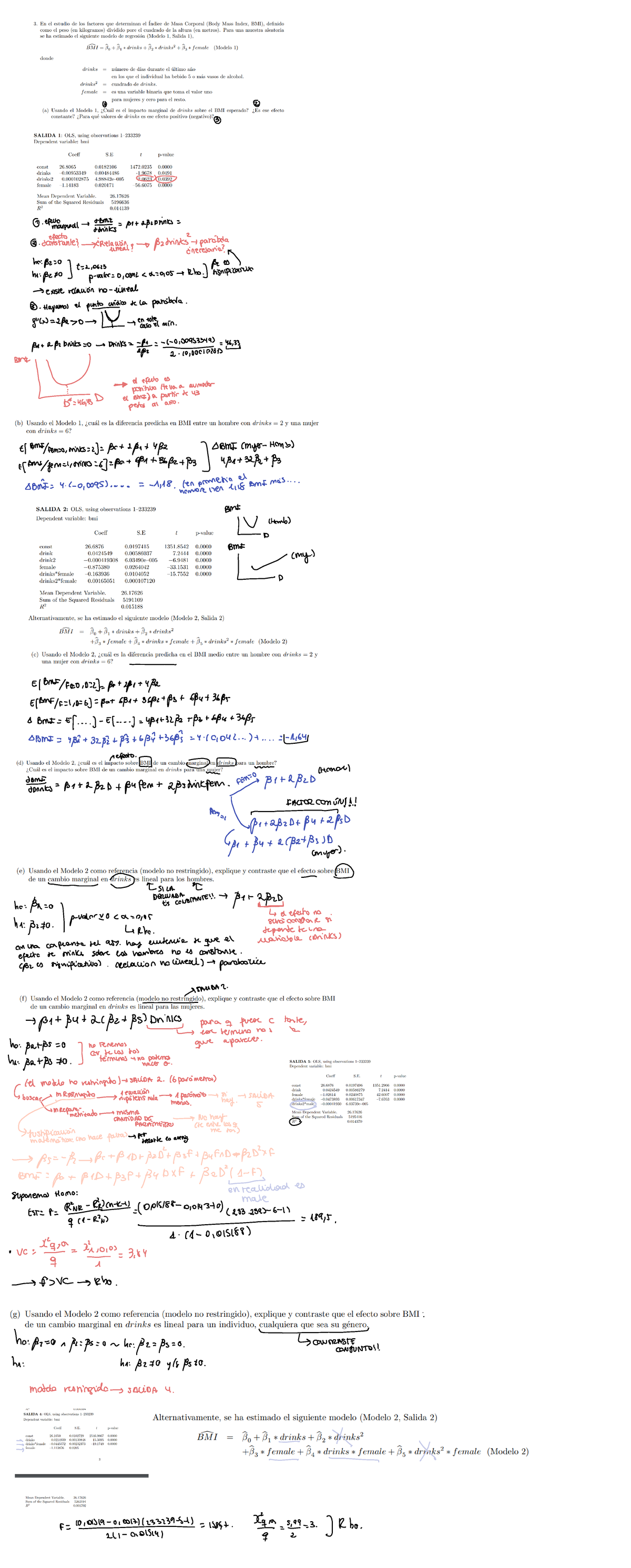 Hoja 8 Ej 3 - ejercicio resuelto hoja 8 ej 3 - Econometría - Studocu