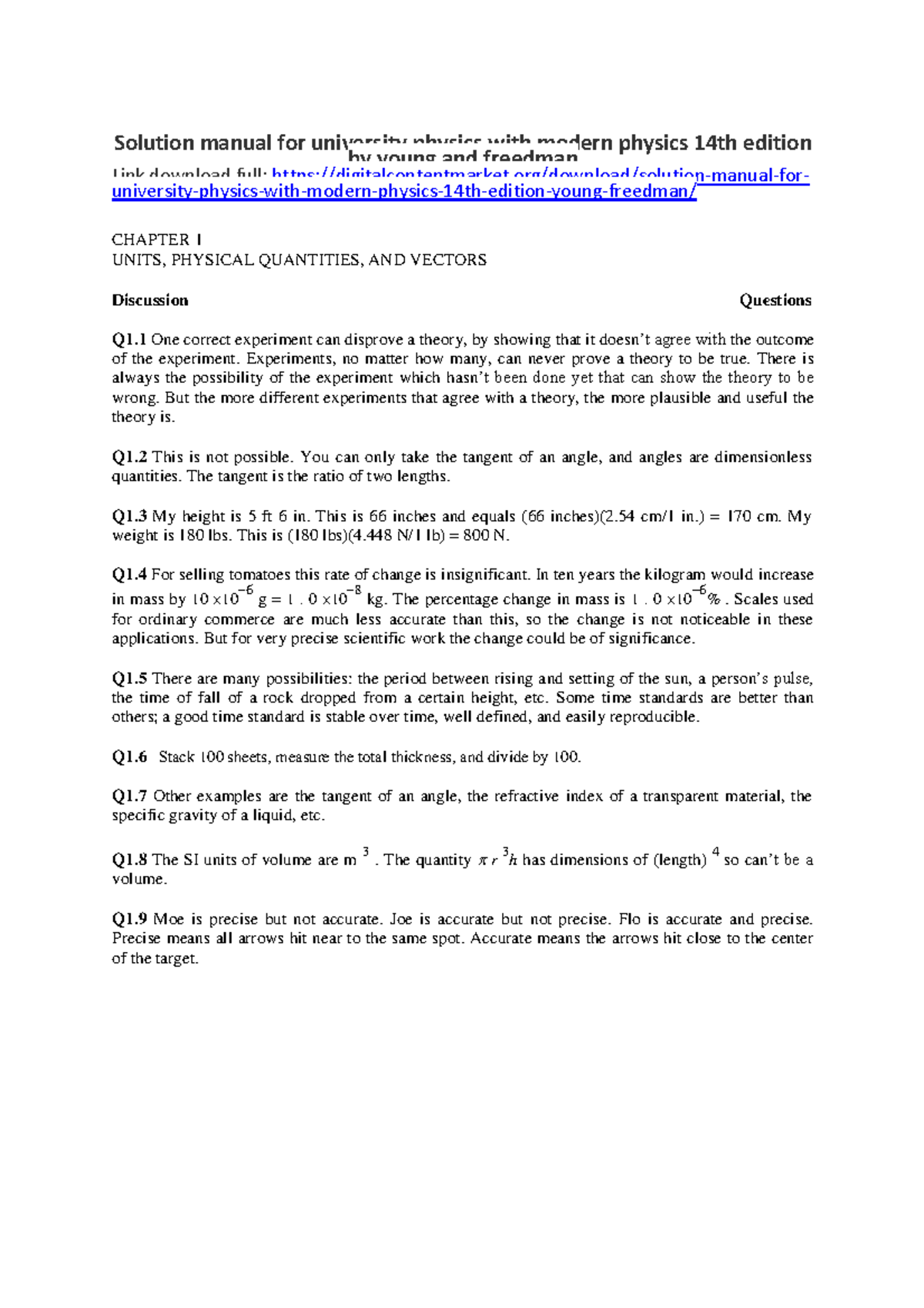 Pdfcoffee - Solucionário Freedman fisica 3 - Solution manual for university physics with modern ...