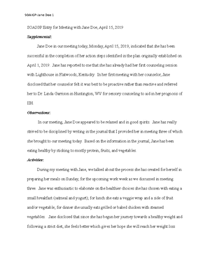 Description Assessmentand Contract Example - Running head: DESCRIPTION ...