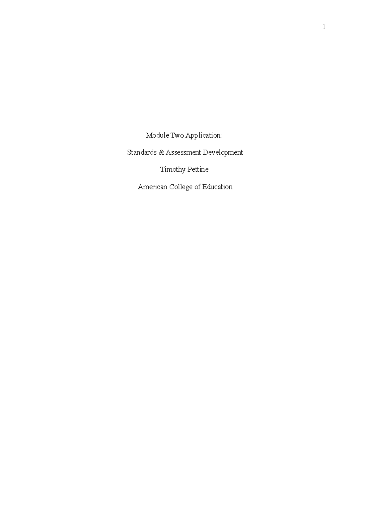 Assignment 2 Unpacking a Standard - Module Two Application: Standards ...