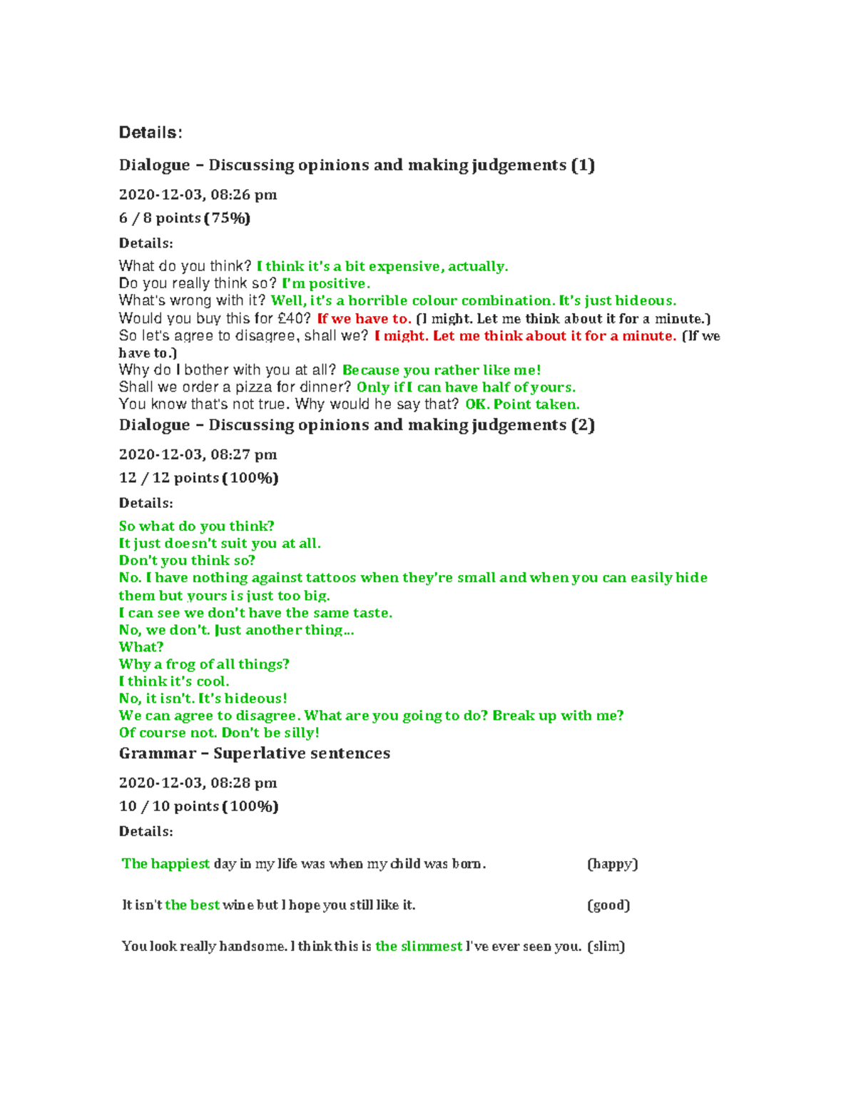 Intermediate UNIT 4 Lesson 3 Cyb3rhom3work Details Dialogue