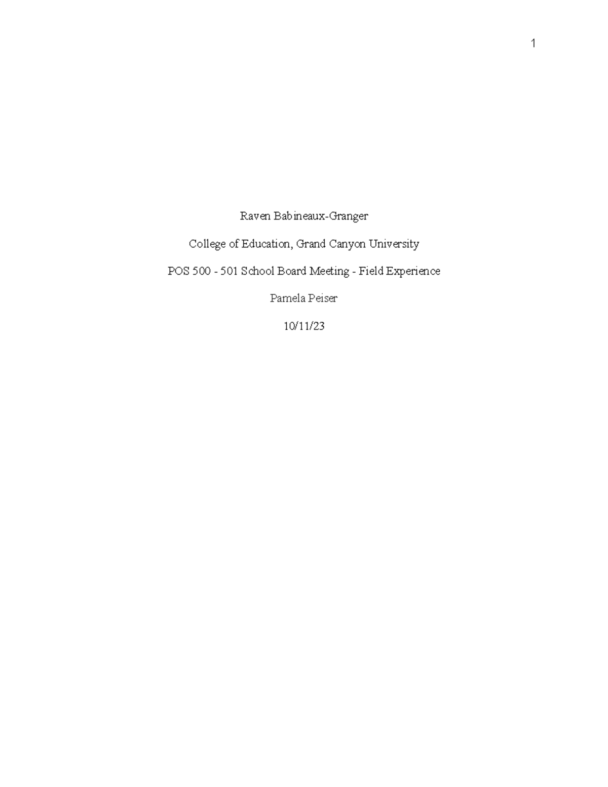 School Board Meeting - The School Board meetings are held at the Acadia ...