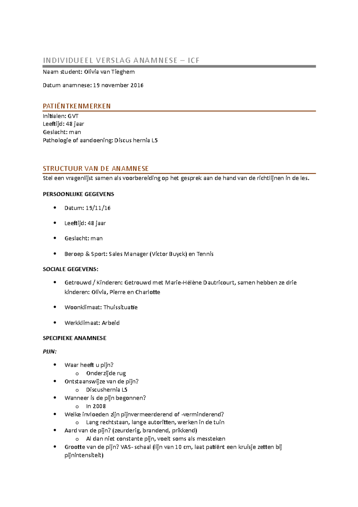 Individueel verslag anamnese - INDIVIDUEEL VERSLAG ANAMNESE – ICF Naam ...