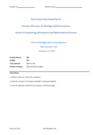 White Rock IS221 Assign - IS221: WEB APPLICATIONS DEVELOPMENT ...