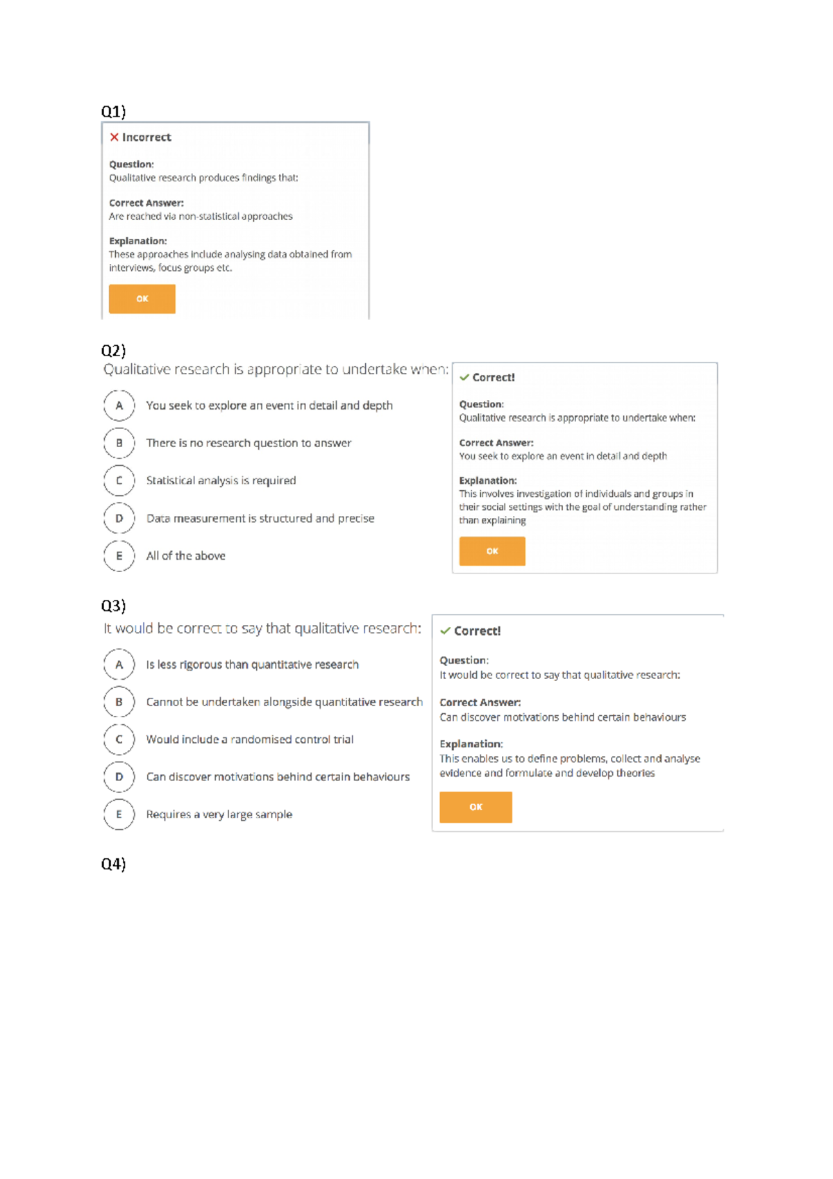 Quiz 1 January 2019, questions and answers - HLT1RAE - Q1) Q2) Q3) Q4 ...
