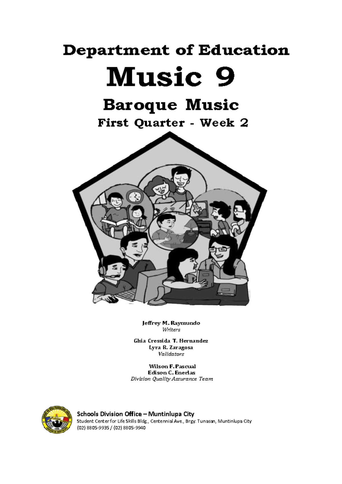 SLEM Music 9 WEEK 2 Q 1 Final - Department of Education Music 9 Baroque ...