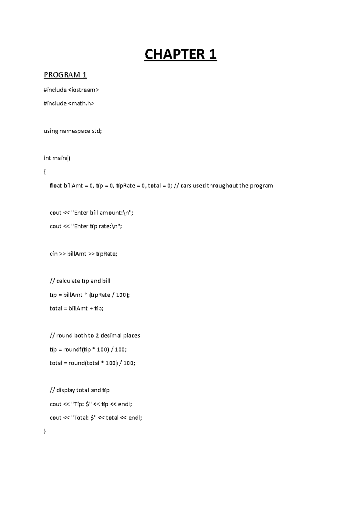 Fop Assignment Programs From Exercises For Programmers 57 Challenges To Develop Your Coding