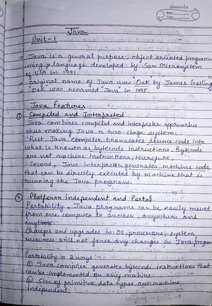 JAVA Unit 5 - java unit 5 - 1 Swings: AWT is used for creating GUI in ...