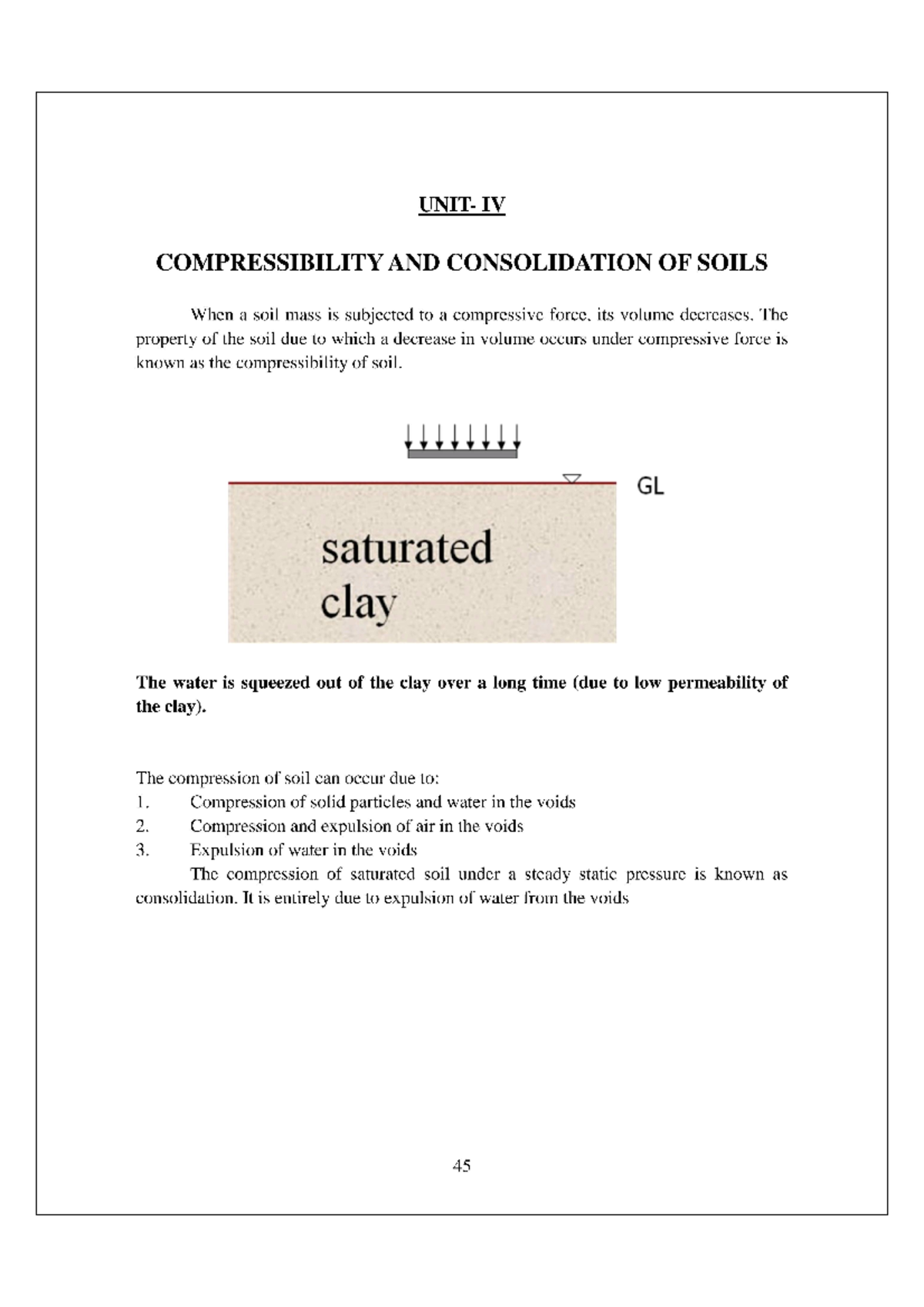 Consolidation - Geotechnical Engineering - Studocu