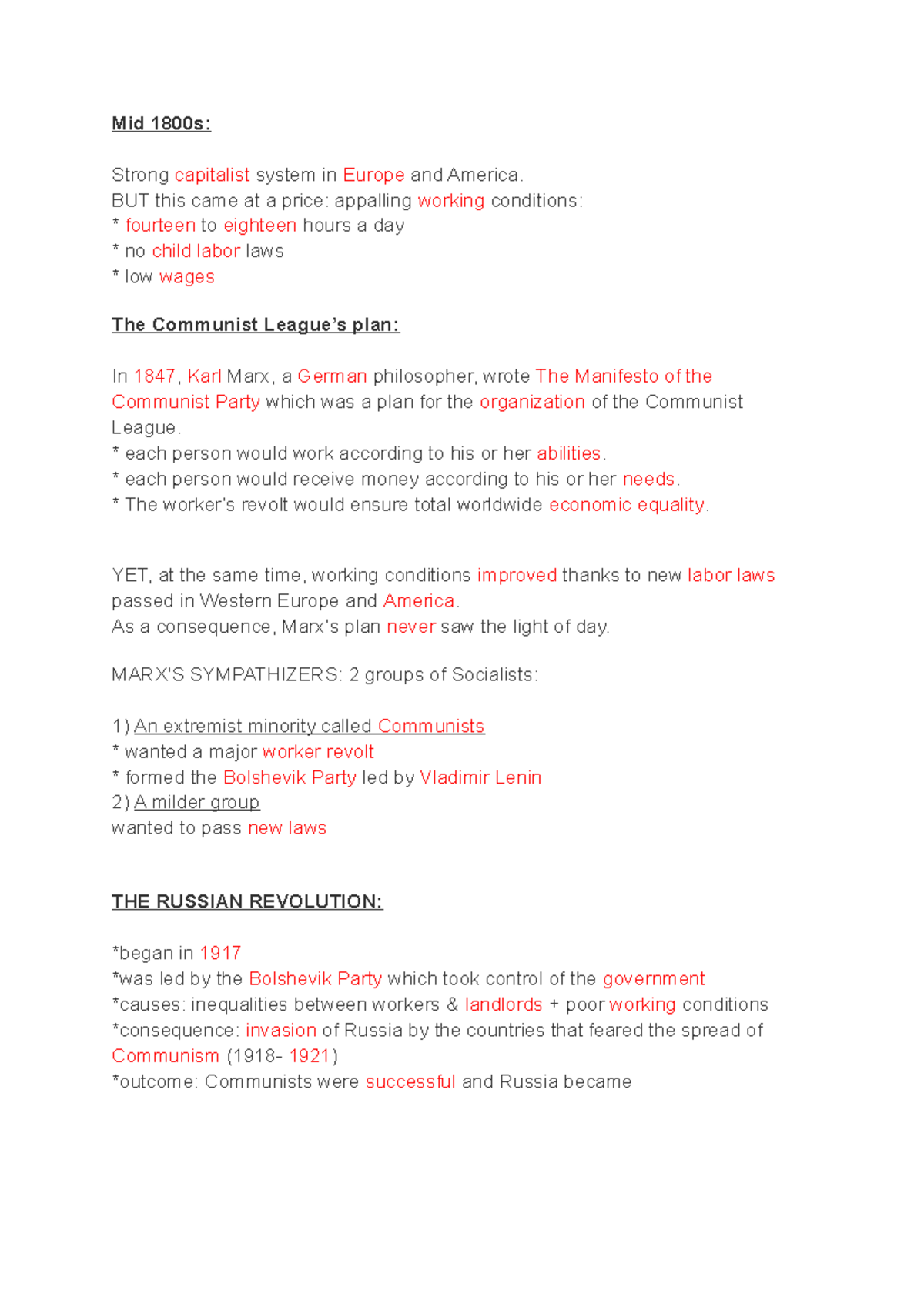 Animal Farm histoire et context - Mid 1800s: Strong capitalist system ...