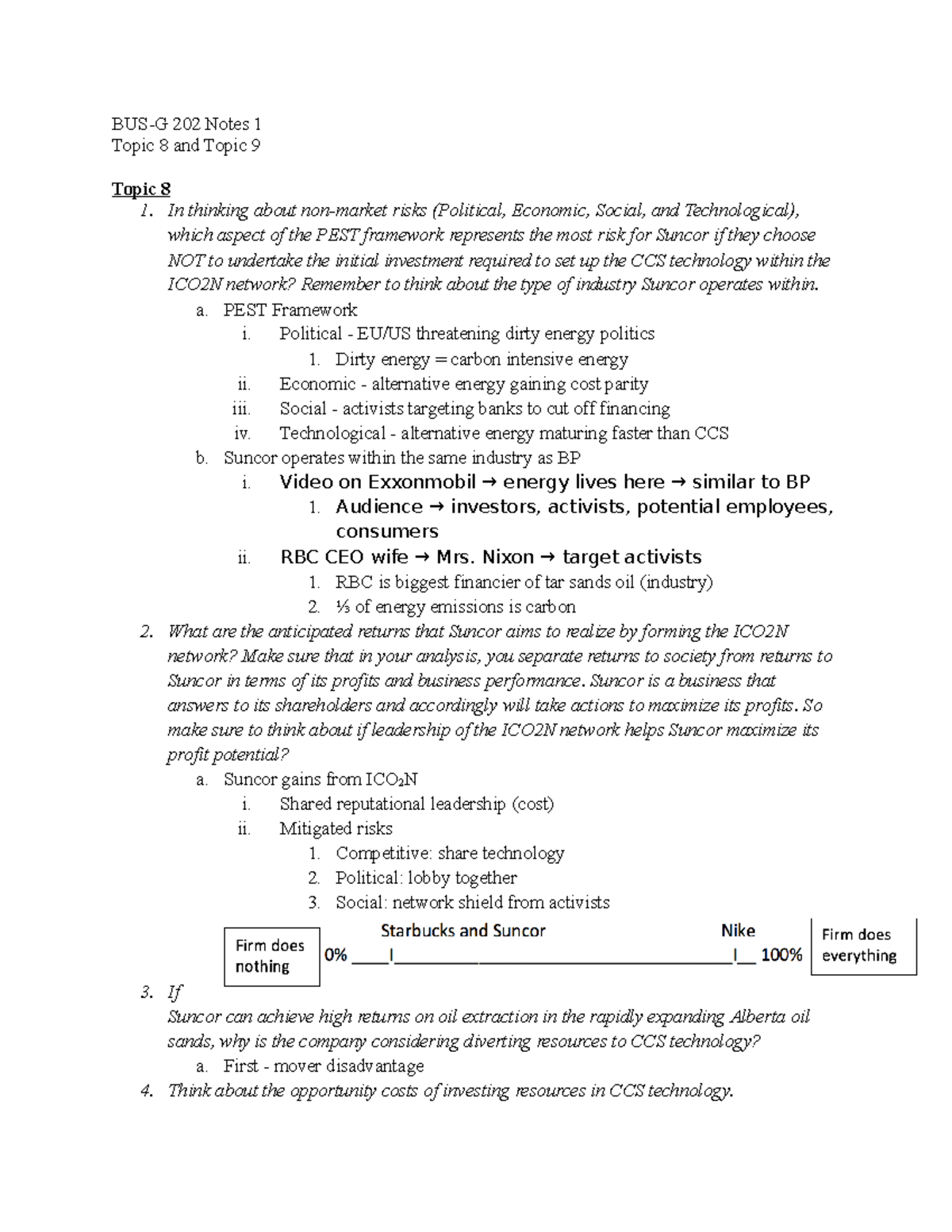 BUS-G 202 Notes Chapters 8 and 9 - BUS-G 202 Notes 1 Topic 8 and Topic ...