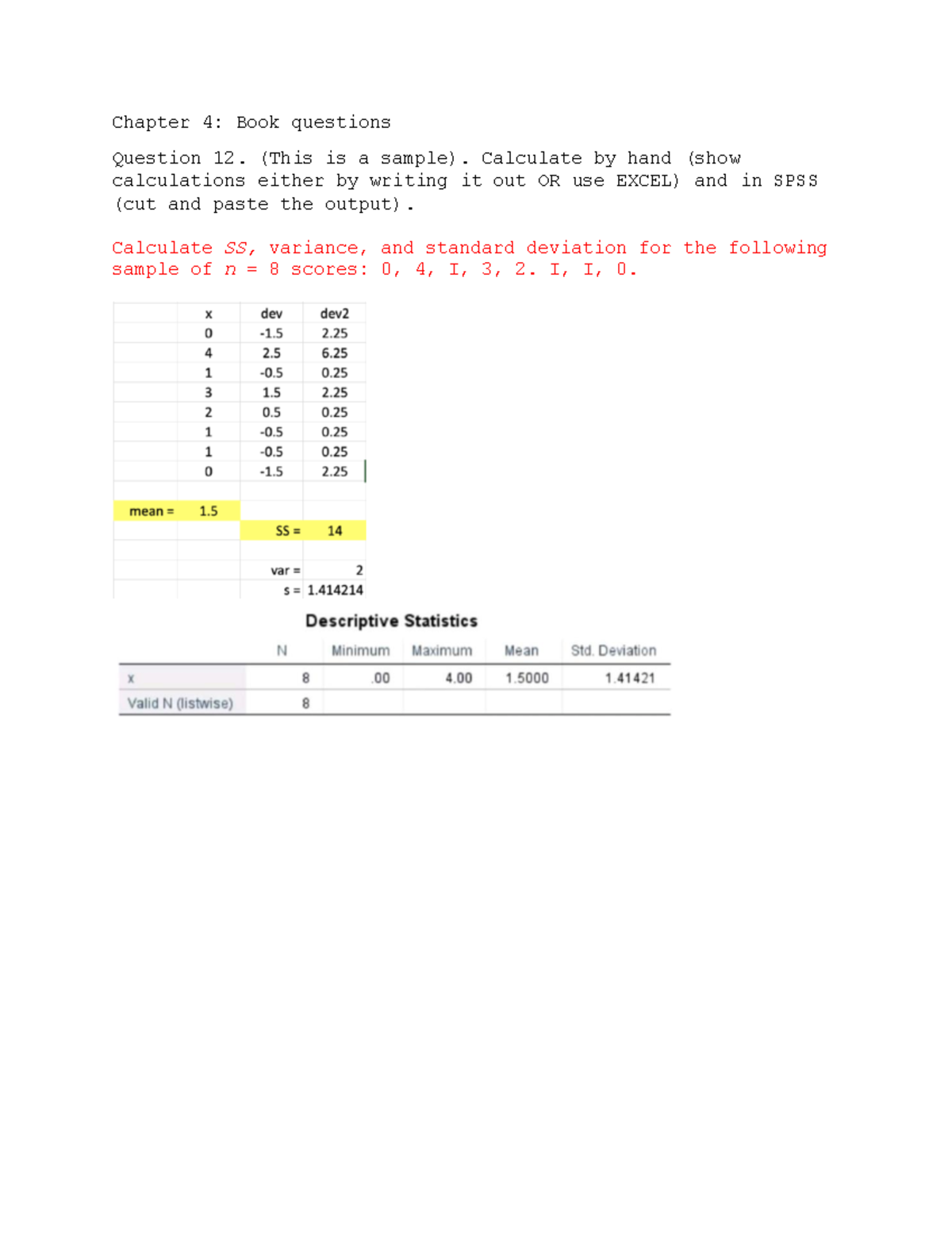 Psych Stats HW 2 - hw 2 - Chapter 4: Book questions Question 12. (This ...