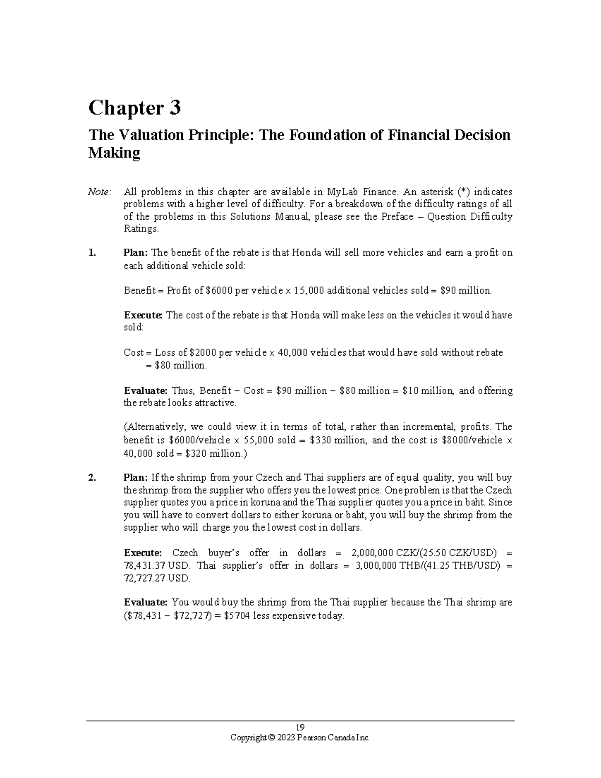 M03 BERK0821 04 ISM C03 - hiiiiii - 19 Chapter 3 The Valuation ...