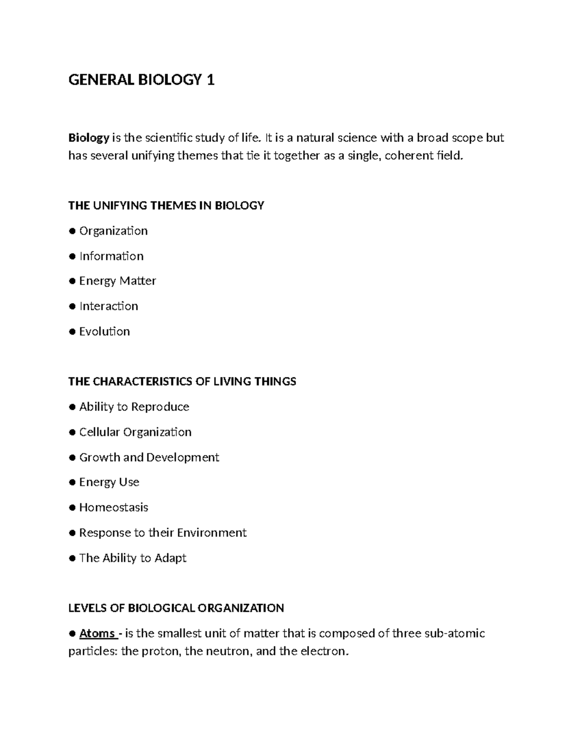 GEN.-BIO - The meaning of gen bio and the some of parts or under of it ...