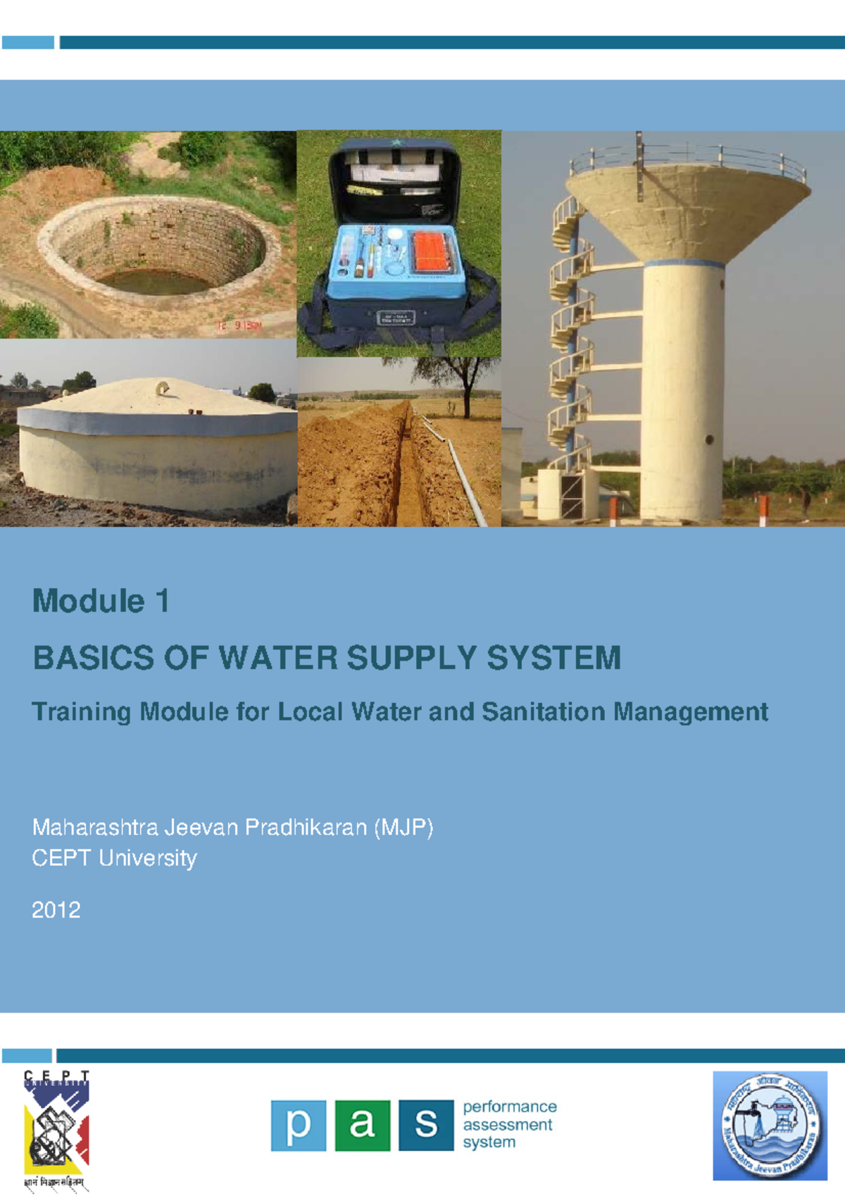 Module 1 Basics of water supply system - Module 1 BASICS OF WATER ...