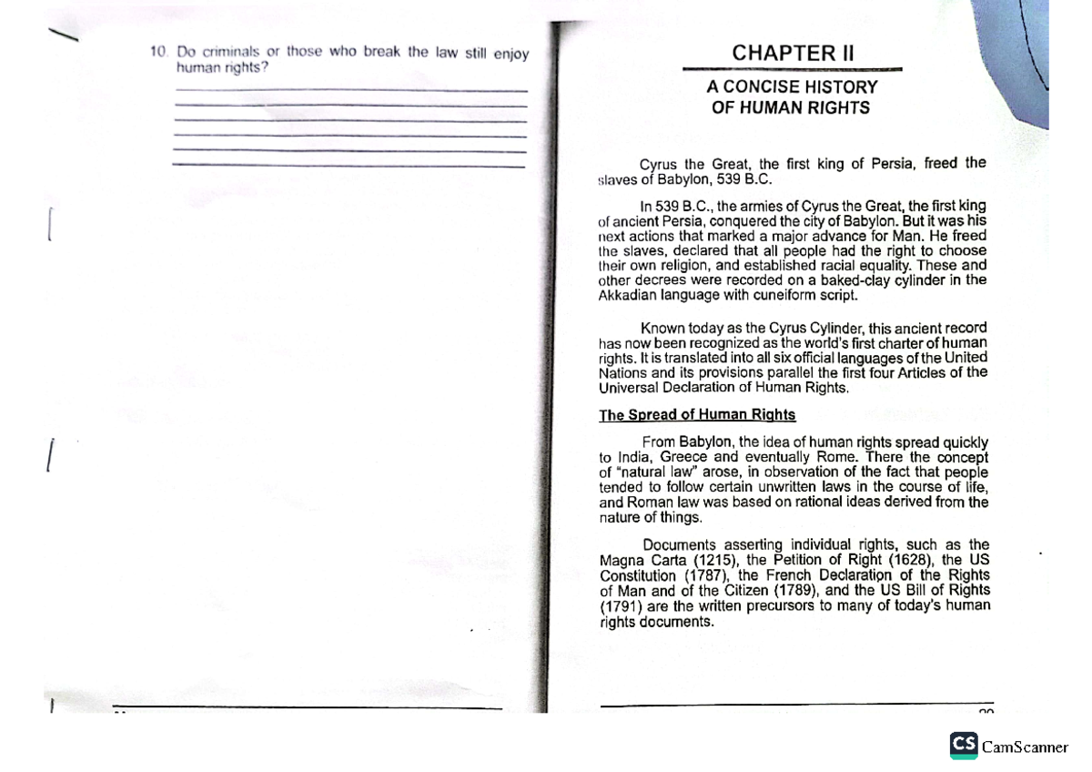 CLJ 2 Chapter 2 1 - For .. - criminals or those who break the law still ...