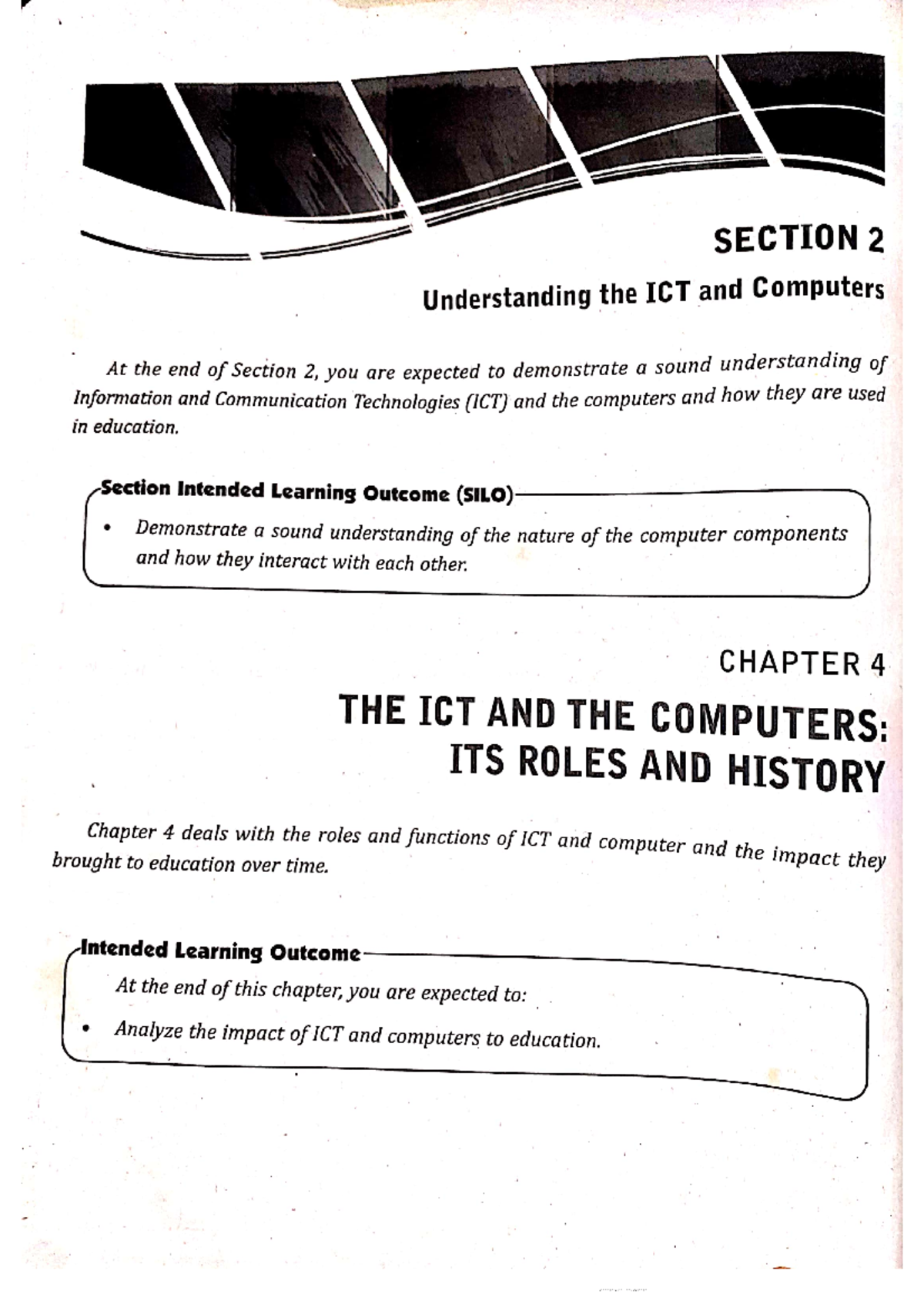 Understanding the ICT and the Computers Its History - Literature - Studocu