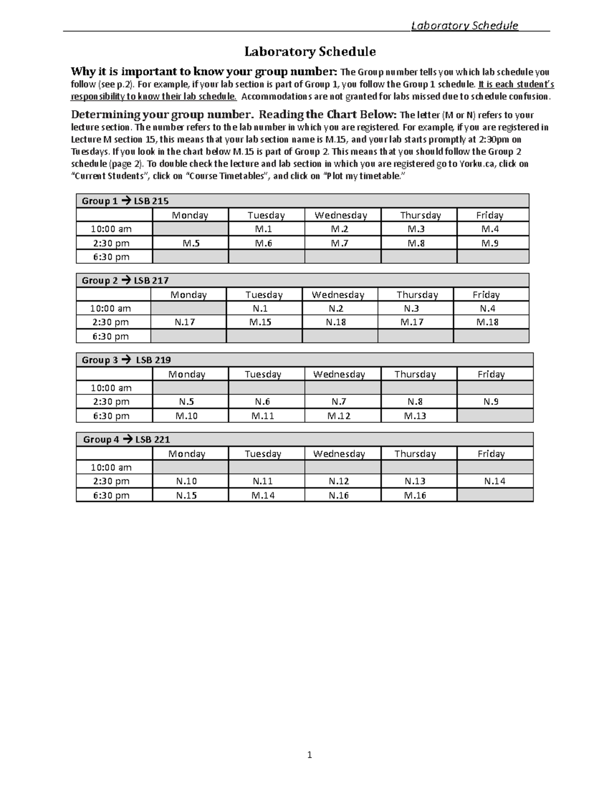 Lab Schedule W2024 ...