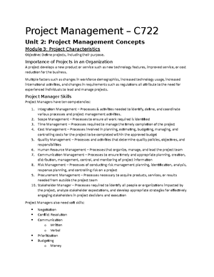 [Solved] Erin is a project manager and is in charge of a new project ...