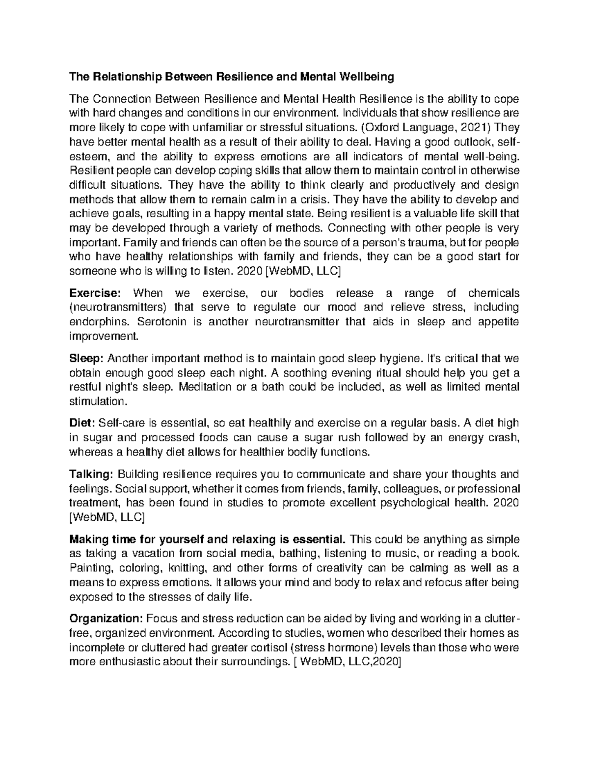 Unit 4 essay - unit 4 assignment questions 1 to 3 - The Relationship ...