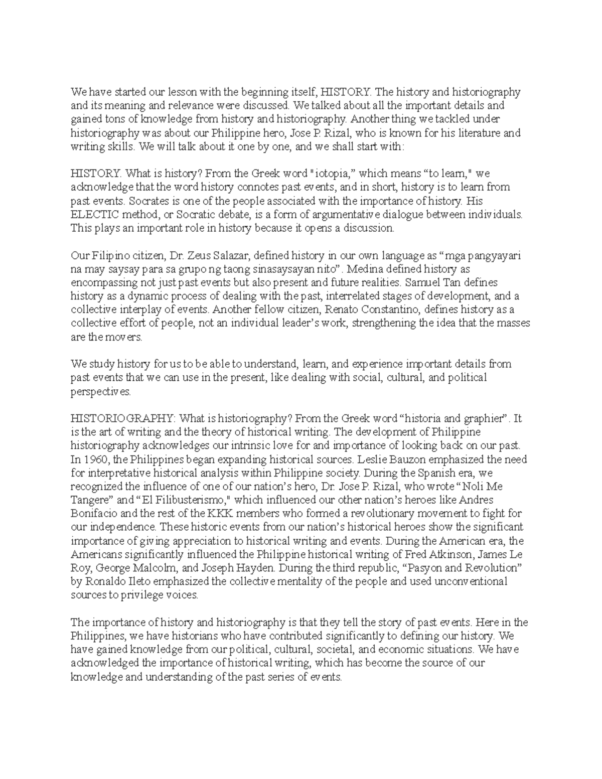 The work of art of literature - We have started our lesson with the ...