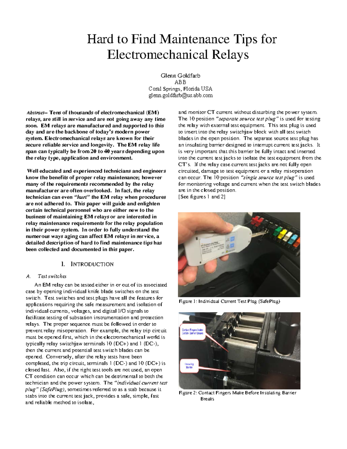 Hard to Find Maintenance Tips for Electromechanical Relays 1 - Hard to ...