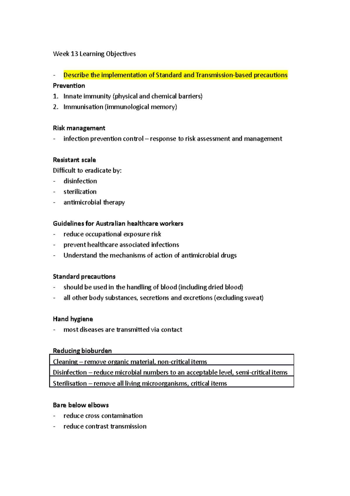 Week 13 Learning Objectives - Week 13 Learning Objectives Describe the ...