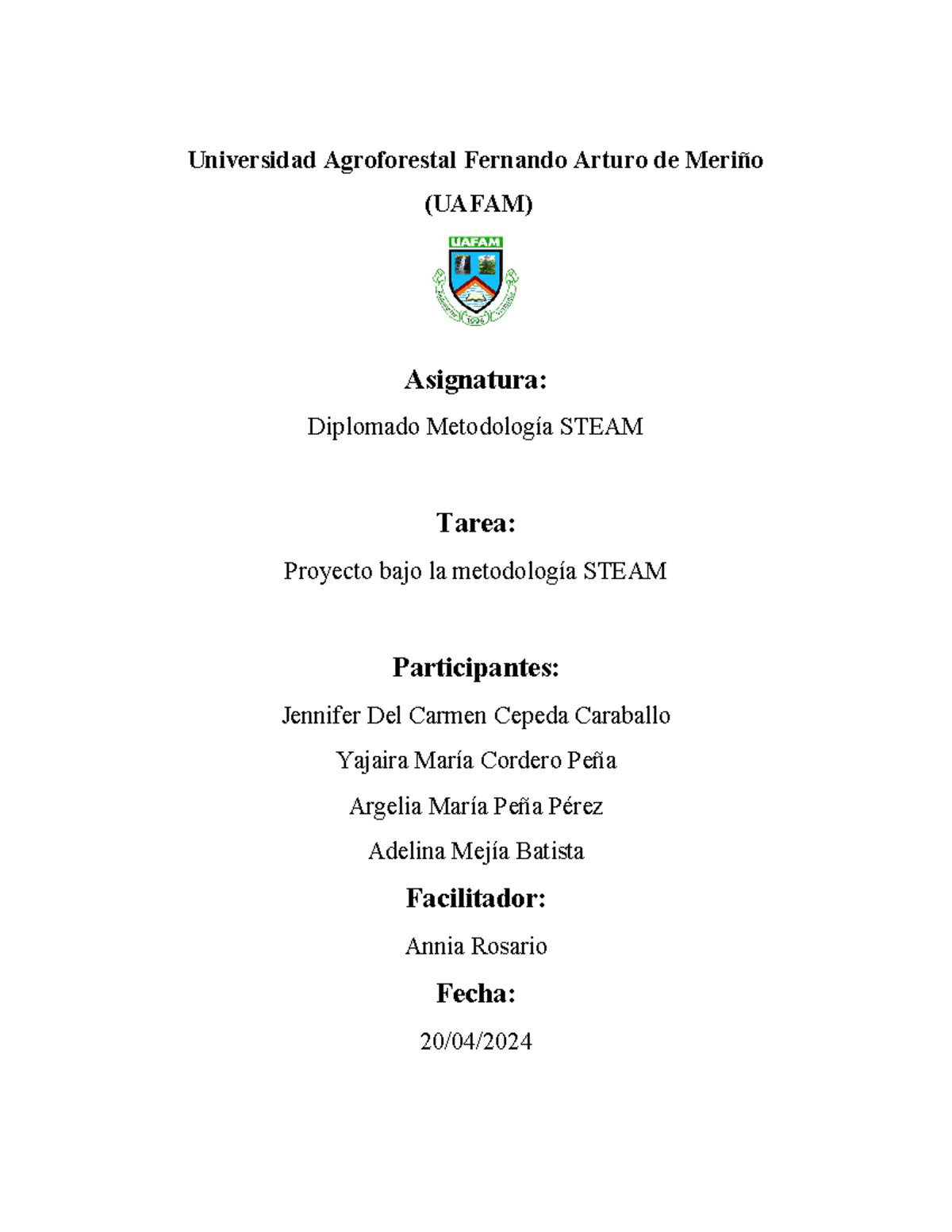 Proyecto Final DEL Letrero, Modulo 3 - Universidad Agroforestal ...
