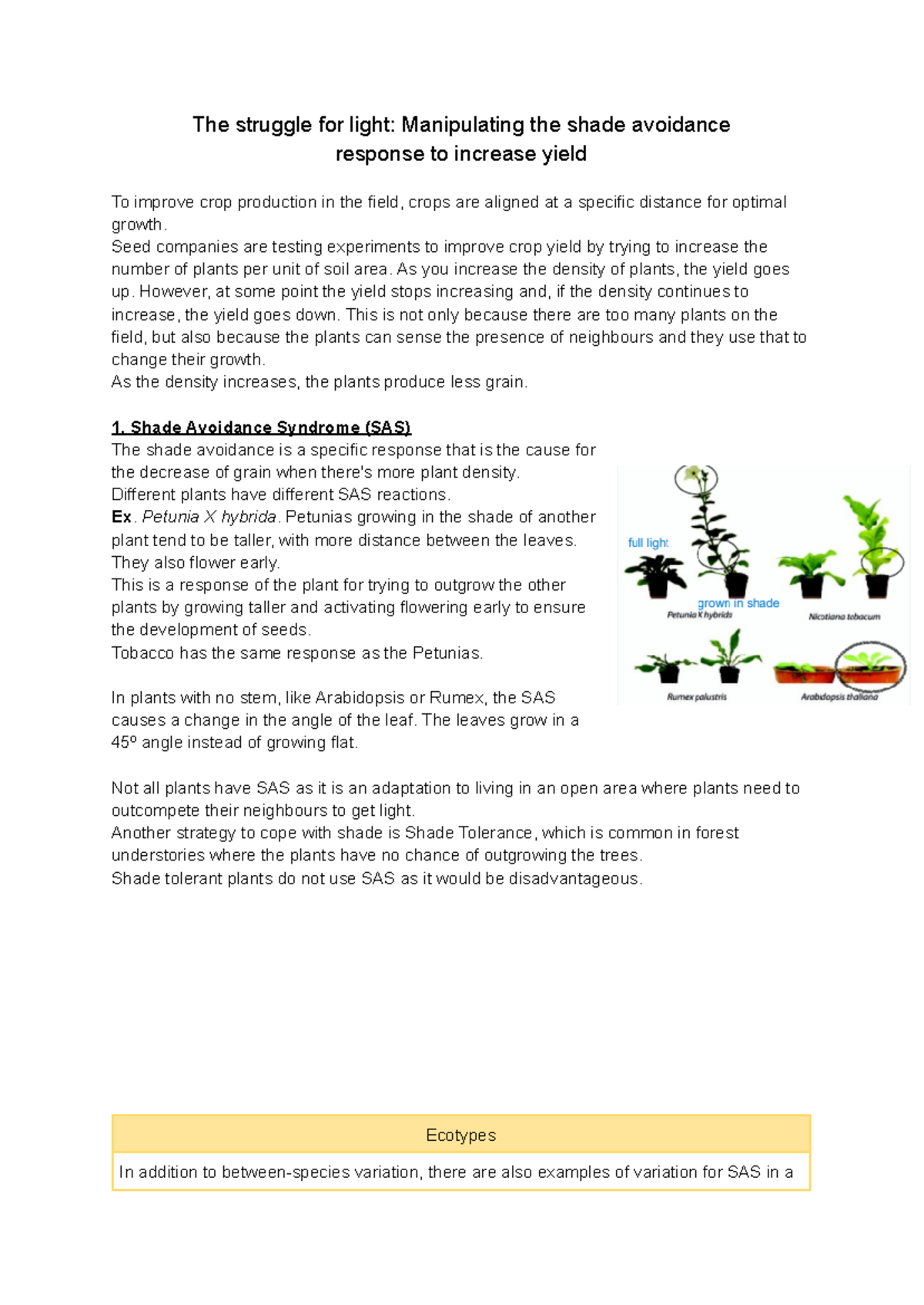 L11 The struggle for light - The struggle for light: Manipulating the ...