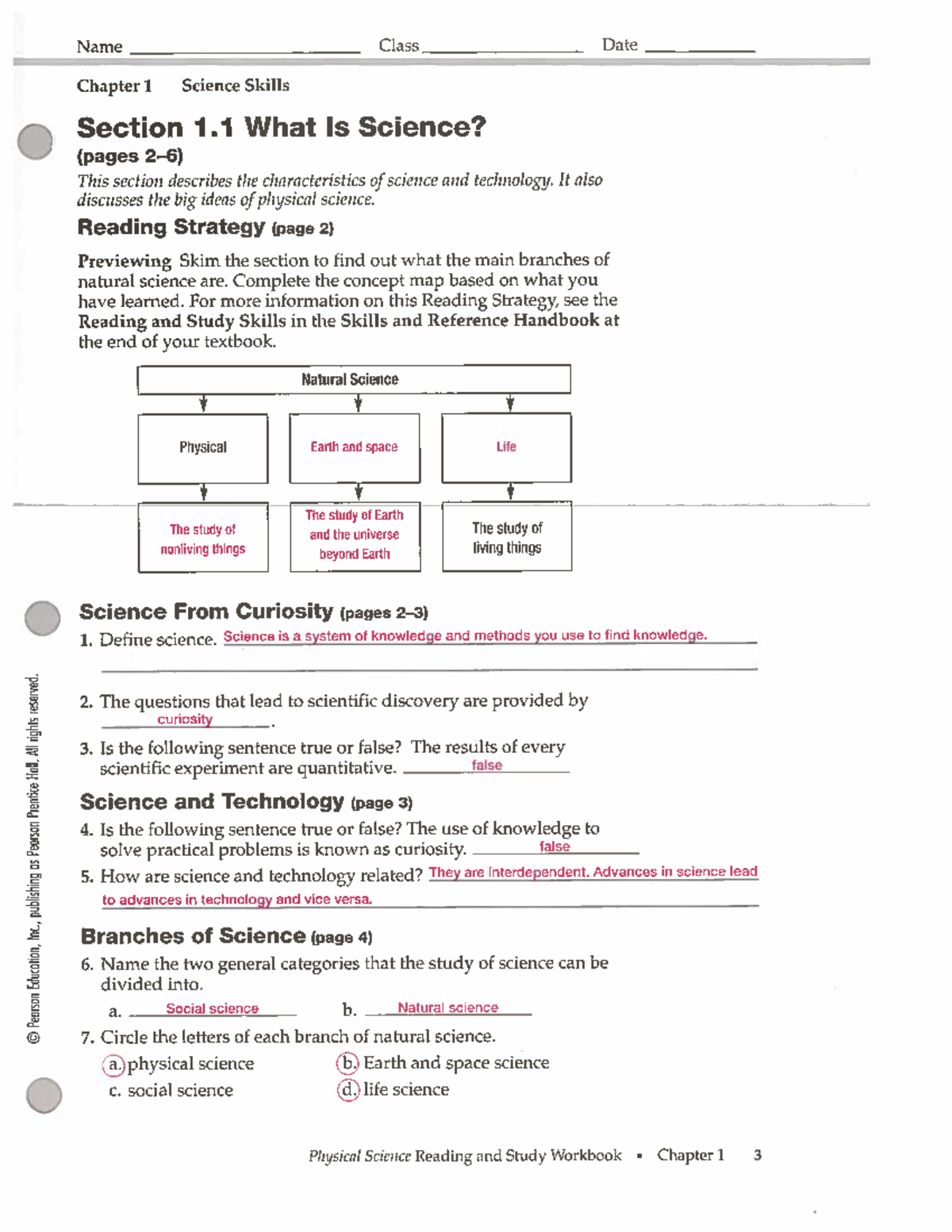 Concepts Chapter 1 Review Packet KEY - 303 - Studocu